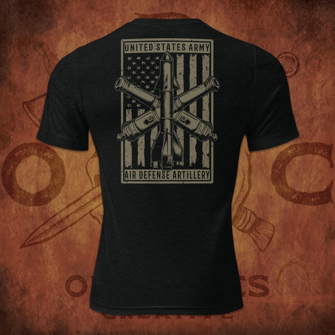 Army Air Defense Artillery Military T-shirt, Veteran Shirt, Soldier ...