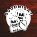 Jiu Jitsu 3x3 Sticker Goodnight, Jiu Jitsu Skeleton Fighter Gift Shirt ...