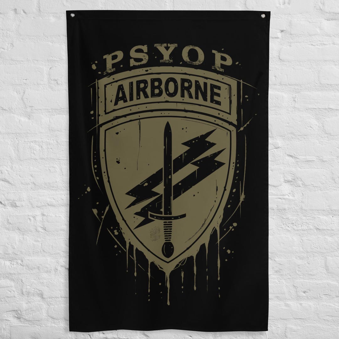 Army Psychological Operations (PSYOP) One Sided, Military Wall Decor ...