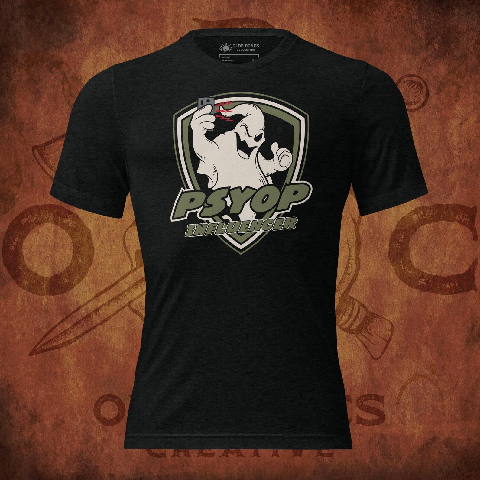 Army PSYOP Influencer Ghost T-shirt, Military Tshirt, Veteran Tee ...