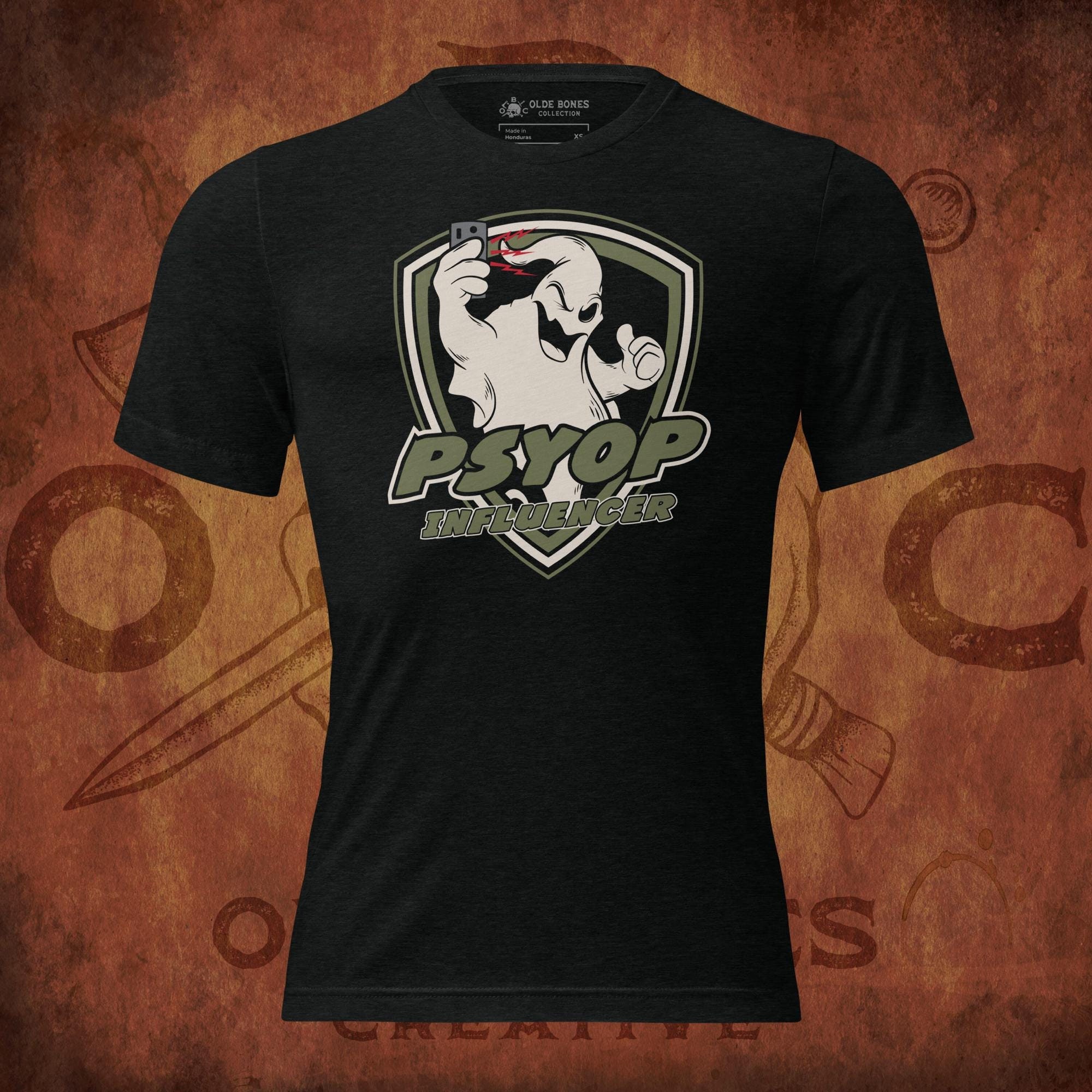 Army PSYOP Influencer Ghost T-shirt, Military Tshirt, Veteran Tee ...