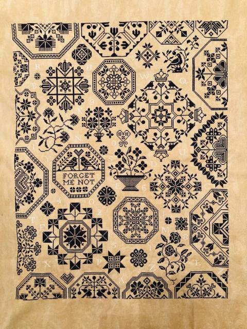 Quaker Style Sampler - Etsy