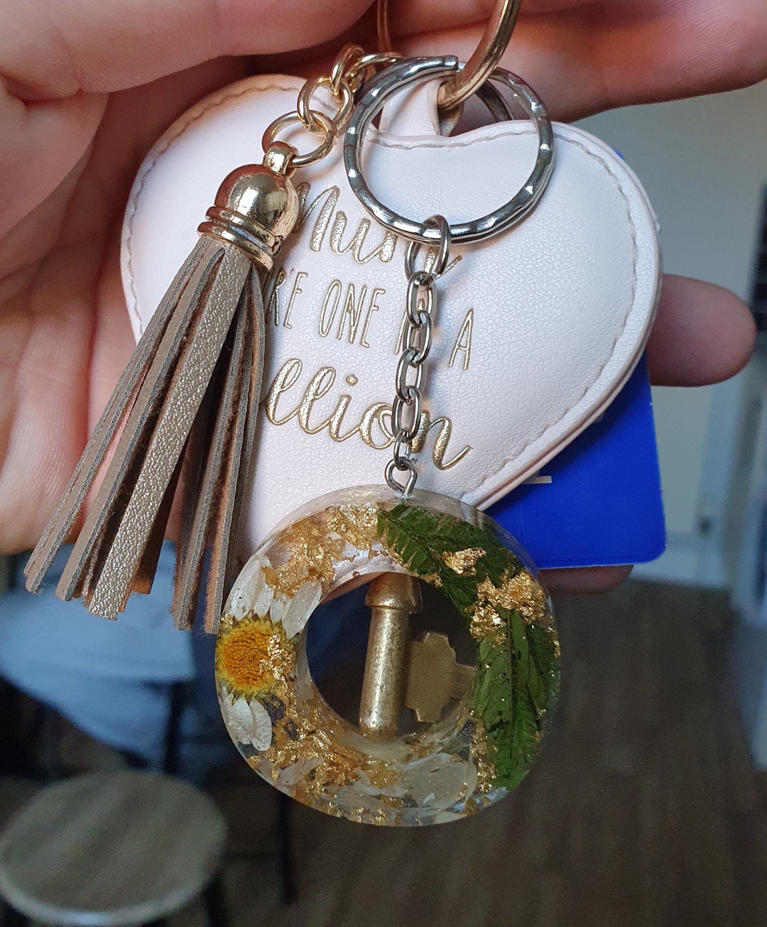 Resin Letter Keyrings - Etsy