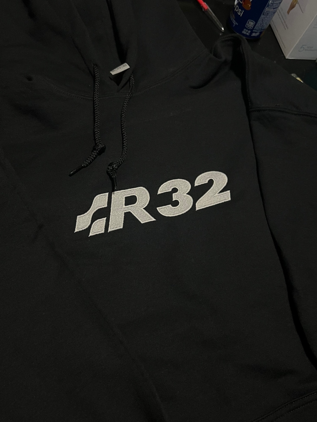 Reflex Silver R32 Embroidered Hoodie - Etsy