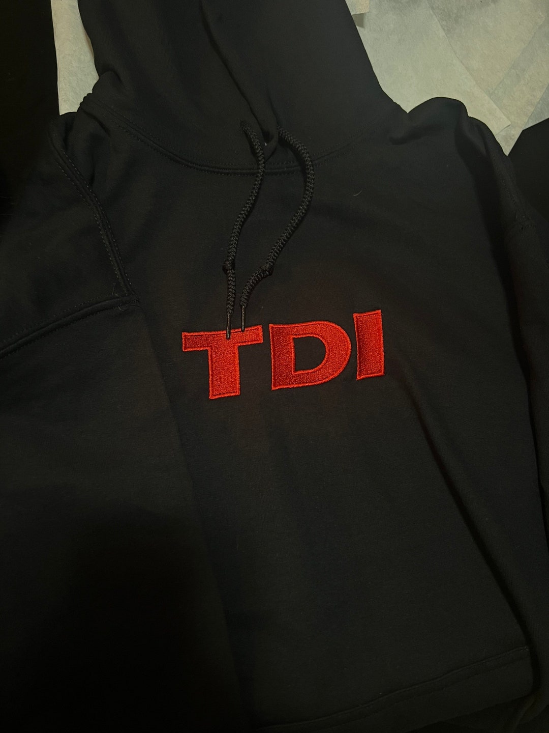 VW TDI Embroidered Hoodie - Etsy