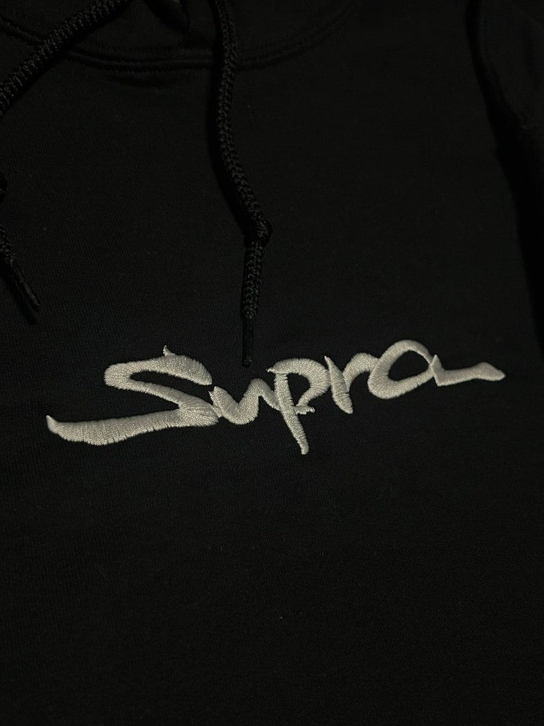 Toyota Supra Embroidered Hoodie - Etsy