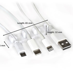 Magnetic Multi-cable Management | Cable Organizer | Desktop Cord Keeper ...