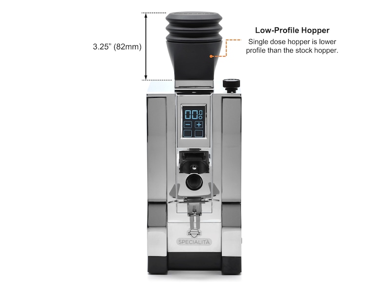 Eureka Mignon Single Dose Hopper With Silicone Bellows & Anti ...