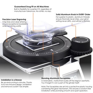 ARO Espresso® Grinder Setting Dial for Eureka Mignon | Aluminum ...