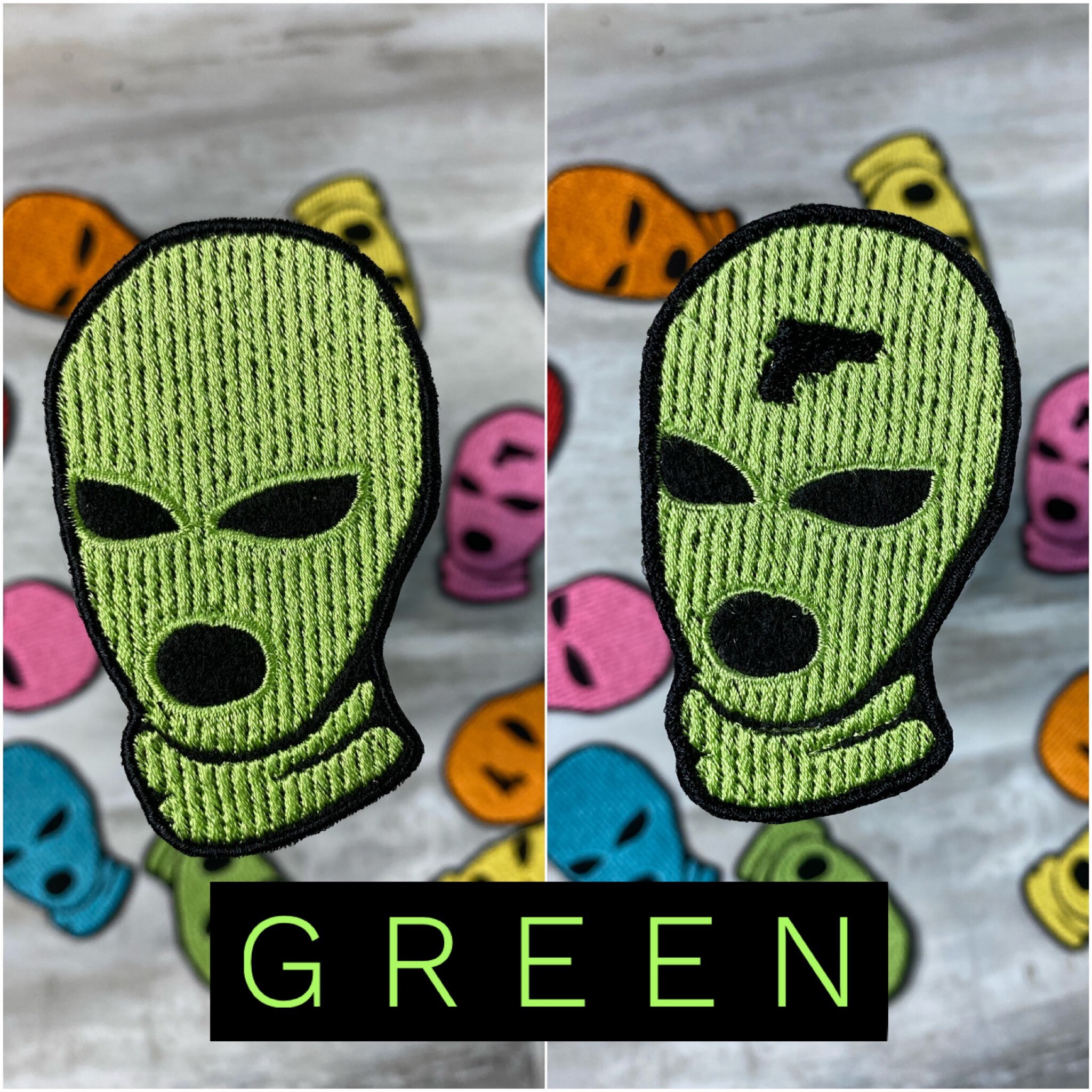 Ski Mask Patch | Etsy