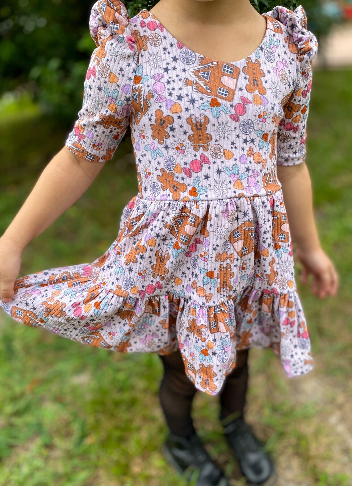 Golden June Gingerbread Mouse Dress Christmas - Etsy