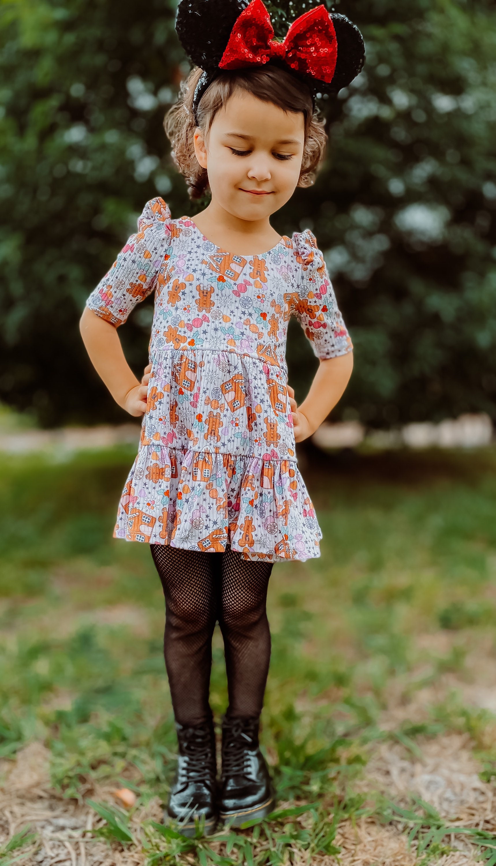 Golden June Gingerbread Mouse Dress Christmas - Etsy