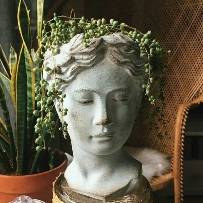 Greek Goddess Planter - Etsy