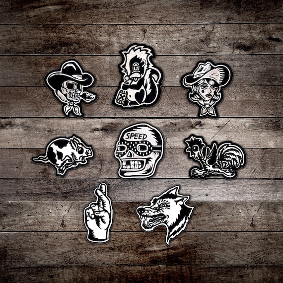 Sailor Jerry Skull Tattoo Flash