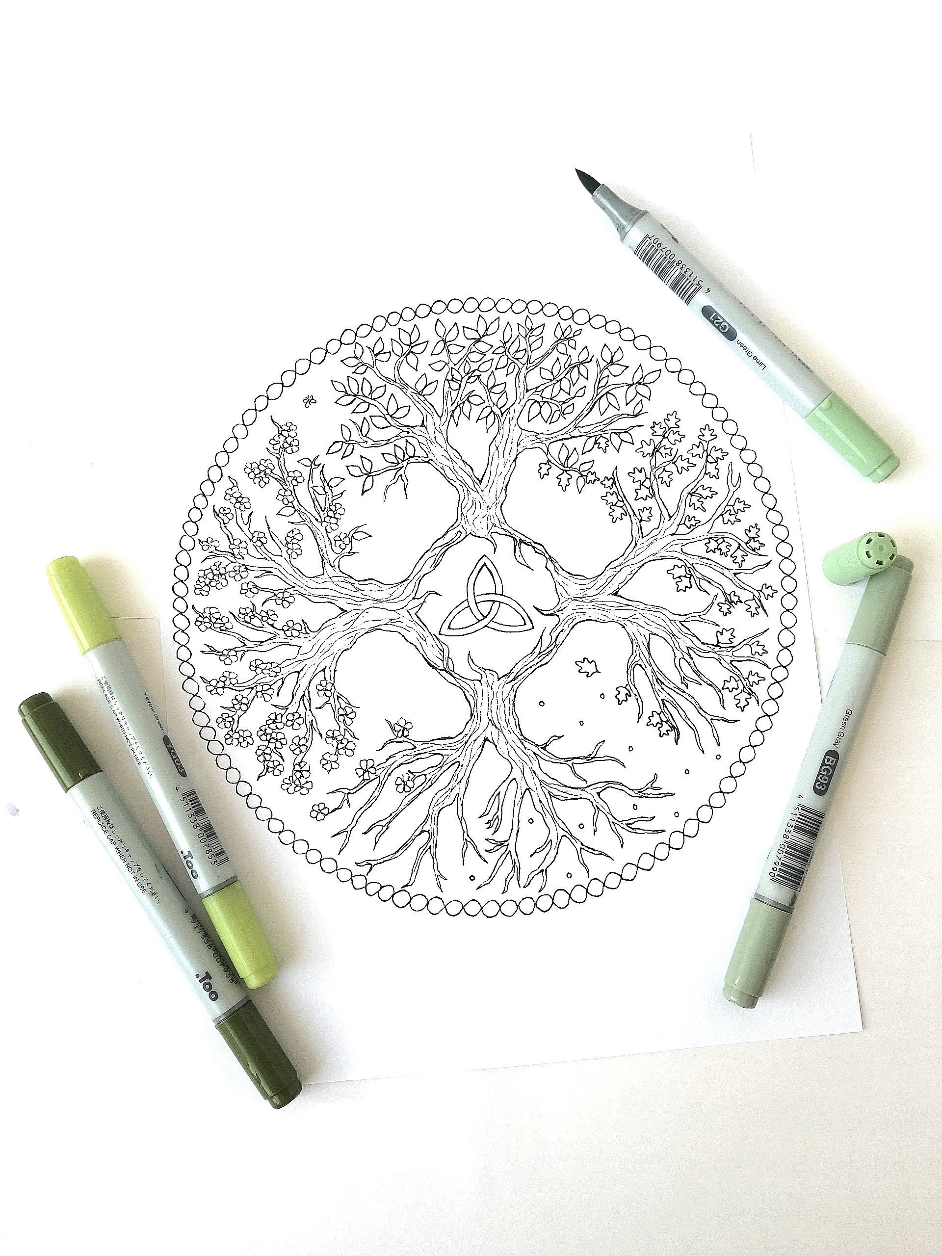 Circle Of Life Coloring Pages