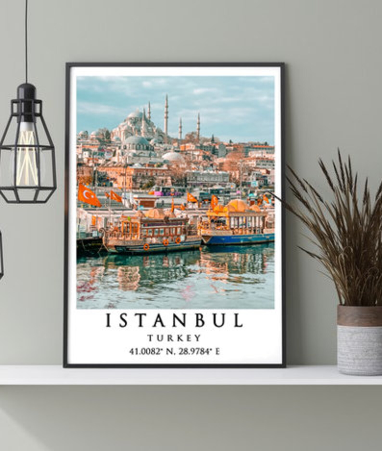 Set of Three Istanbul Türkiye Wall Art Prints - Etsy