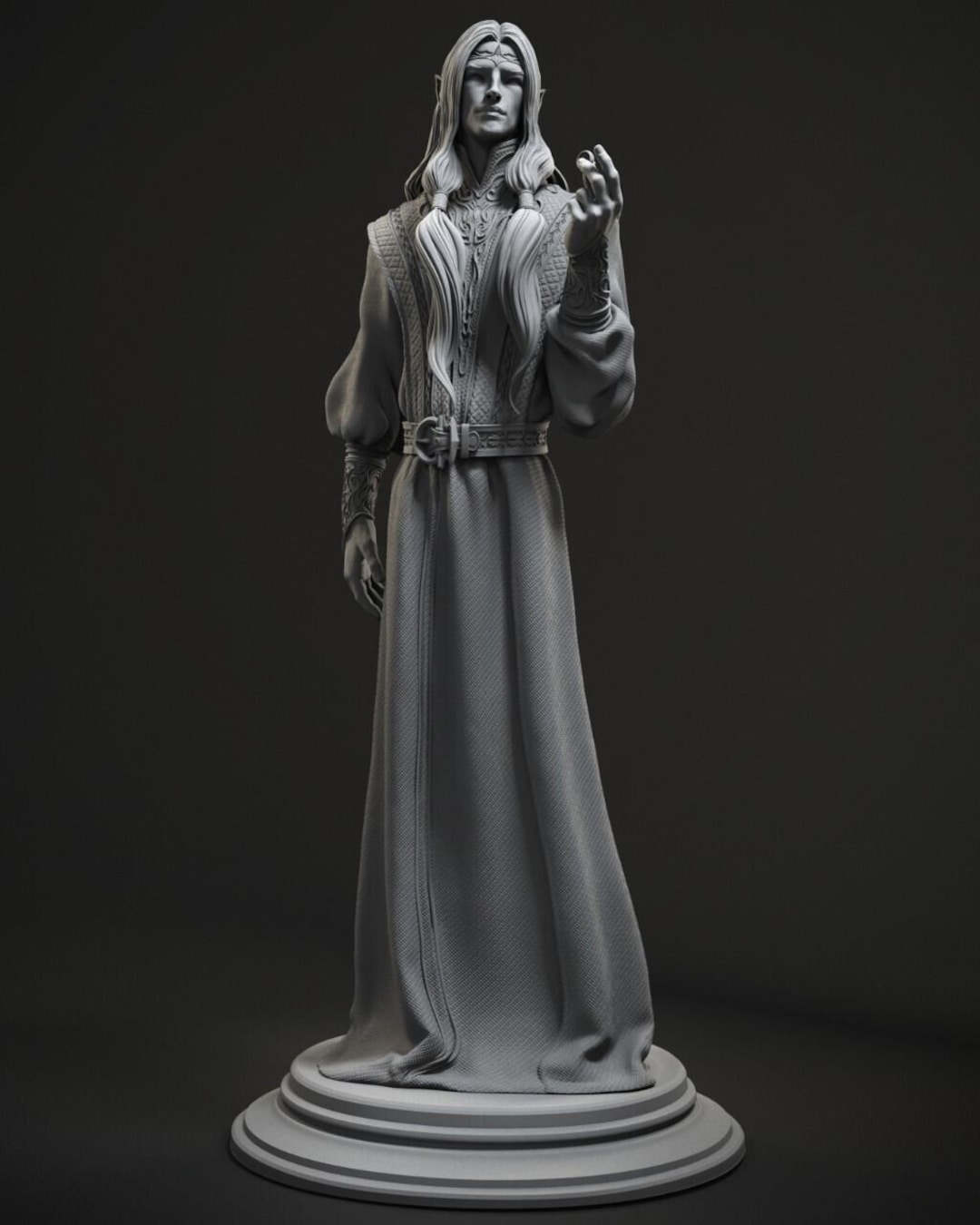 The Dark Lord Sauron in Human Form Lord of the Rings LOTR Resin 3d ...