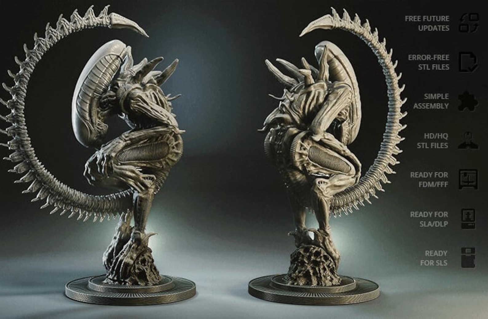 Alien Xenomorph Birth Resin 3d Printed DIY Model Kit Figure - Etsy