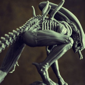 Alien Xenomorph Resin 3d Printed DIY Model Kit Figure 20cm Tall - Etsy