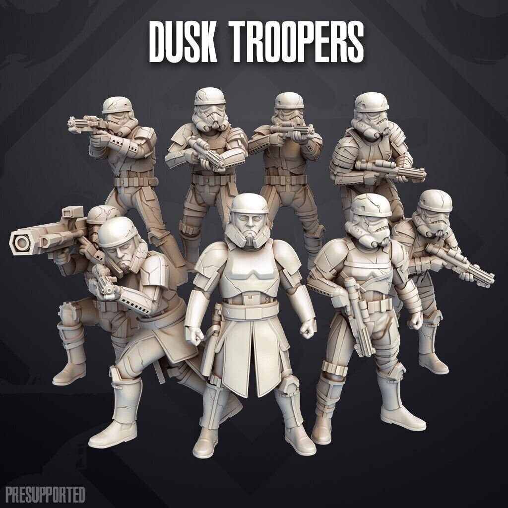 Night Trooper Squad W/ Captain Enoch Star Wars Legion Ahsoka - Etsy UK