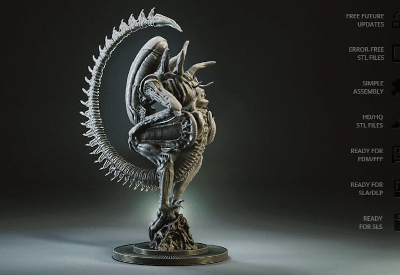 Alien Xenomorph Birth Resin 3d Printed DIY Model Kit Figure - Etsy UK
