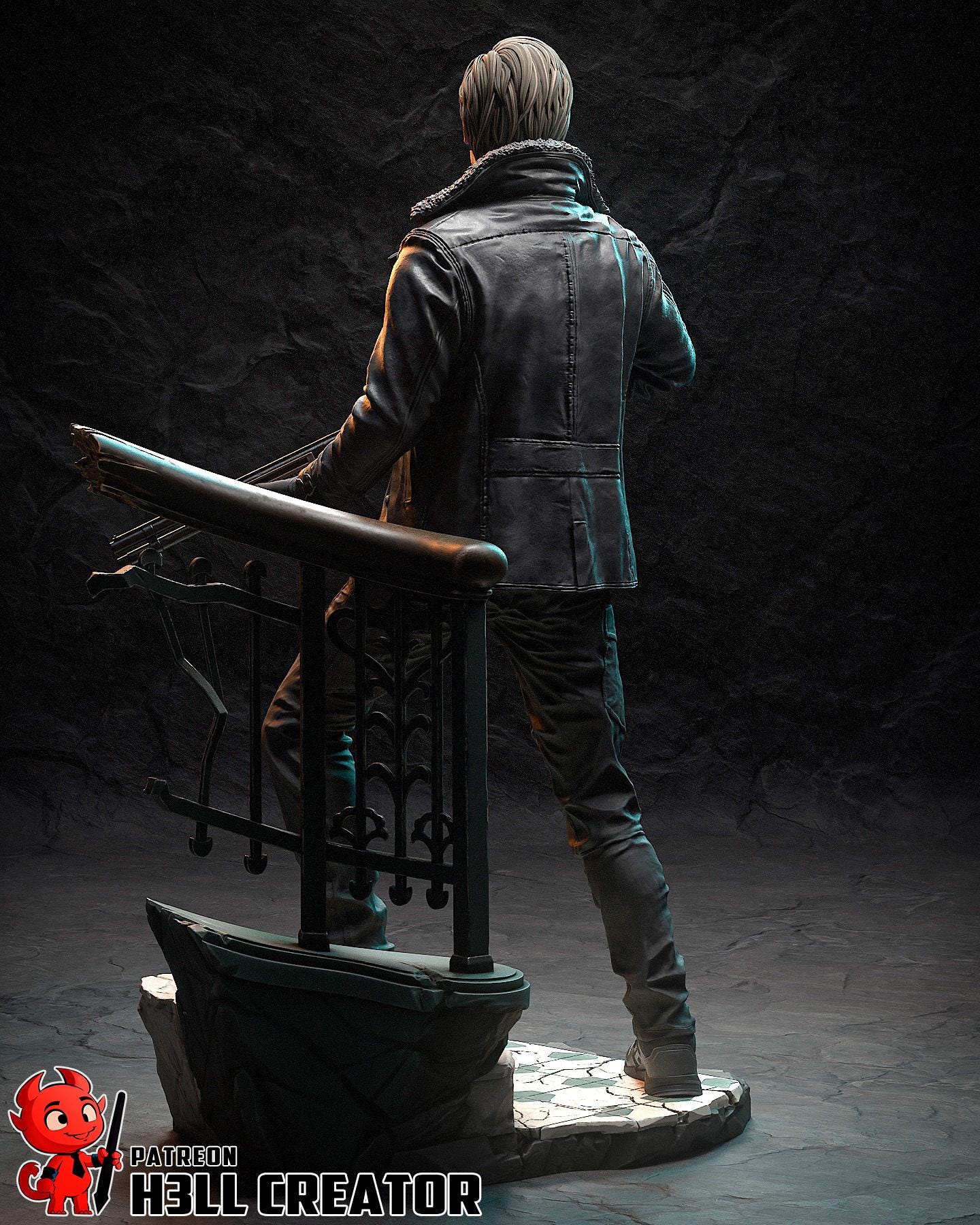 Leon Kennedy & Grace Ashcroft Resident Evil RE9 Requiem Resin 3d ...