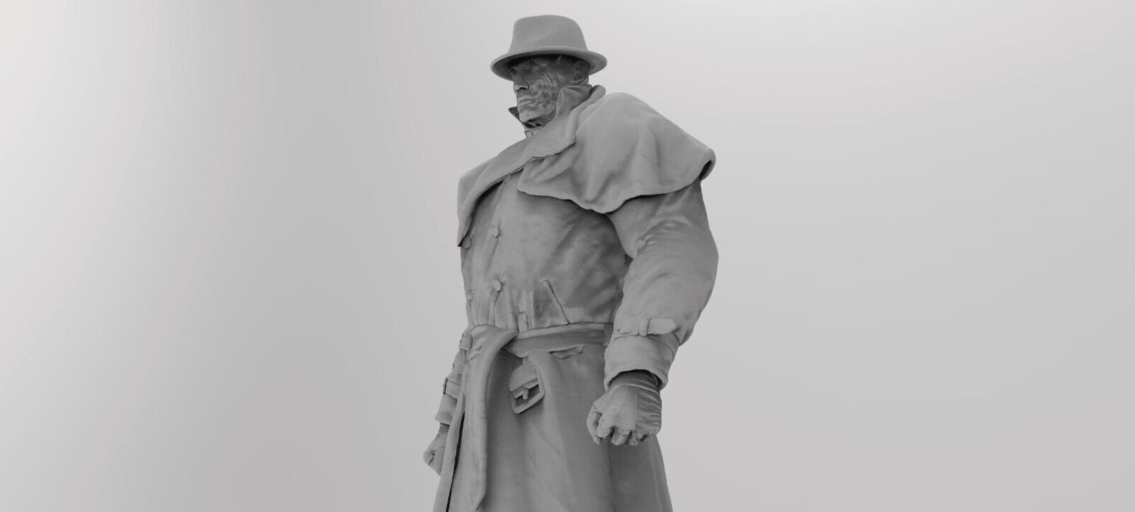 Tyrant X Mr.x Resident Evil 2 Resin 3d Printed DIY Model Kit ~20cm Tall ...