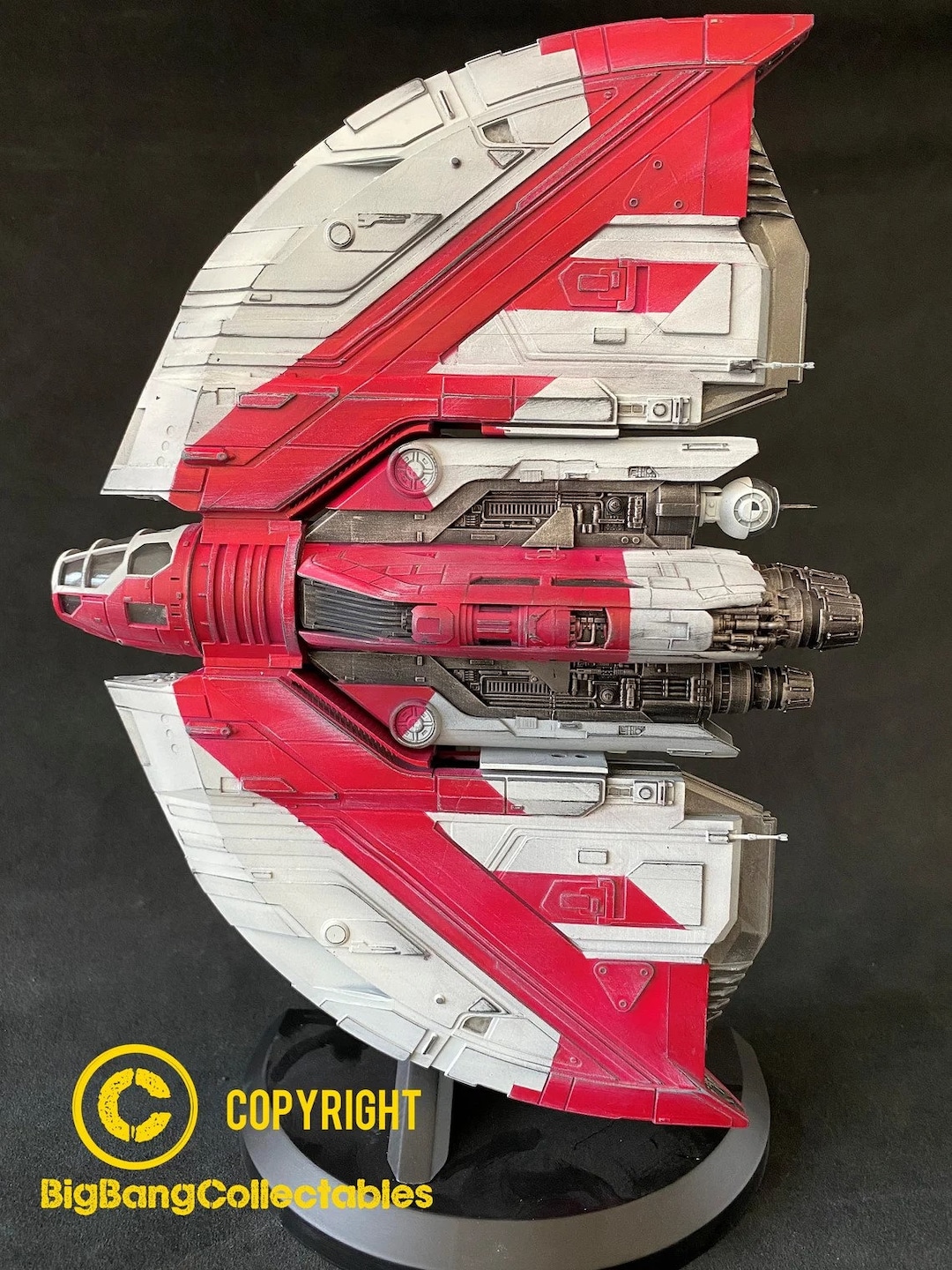 Ahsoka Tanos T6 Shuttle Space Ship Star Wars Resin 3d Printed DIY Model ...