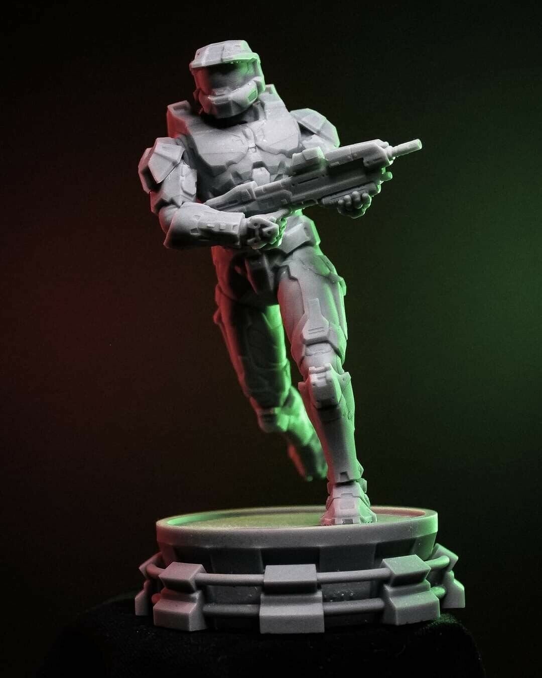Master Chief Resin 3d Printed Model Kit Halo Spartan 1:12 Scale - Etsy UK