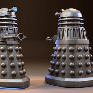 Dalek From Dr Who Resin 3d Printed DIY Model Kit Unpainted 1-4 to 1-16 ...