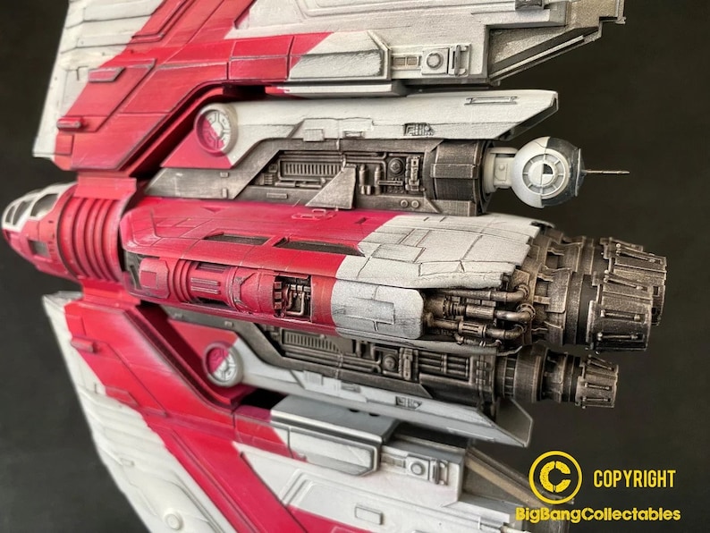 Ahsoka Tanos T6 Shuttle Space Ship Star Wars Resin 3d Printed DIY Model ...