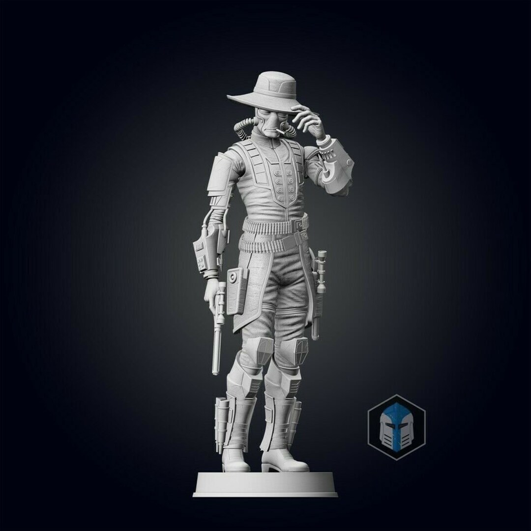 Cad Bane From Star Wars Clone Wars Resin 3d Printed DIY Model Kit 1:6 ...