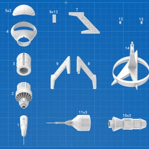 Liberator Blake's 7 Ship Resin 3d Printed DIY Model Kit Various Scales ...