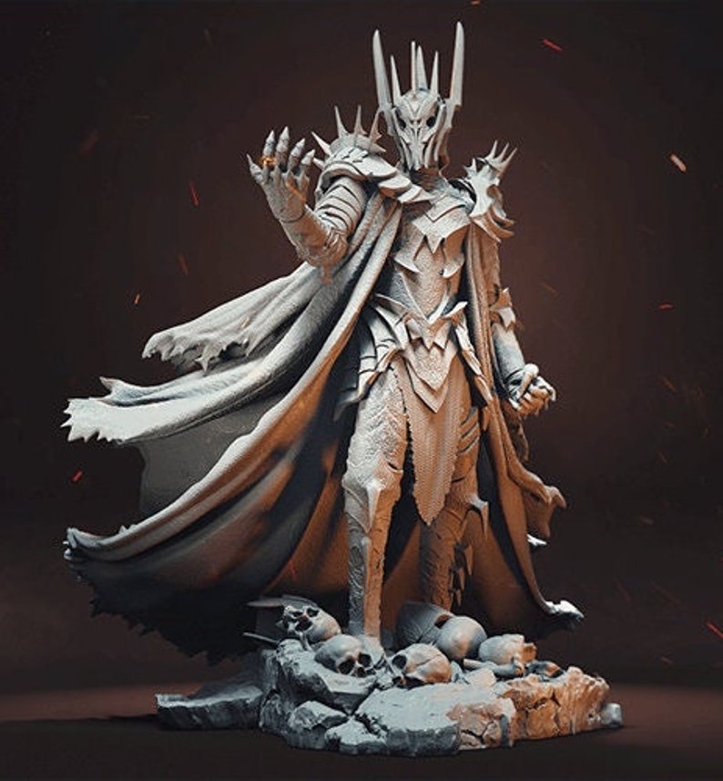 Sauron Mini for Wargaming 65mm Tall - Etsy