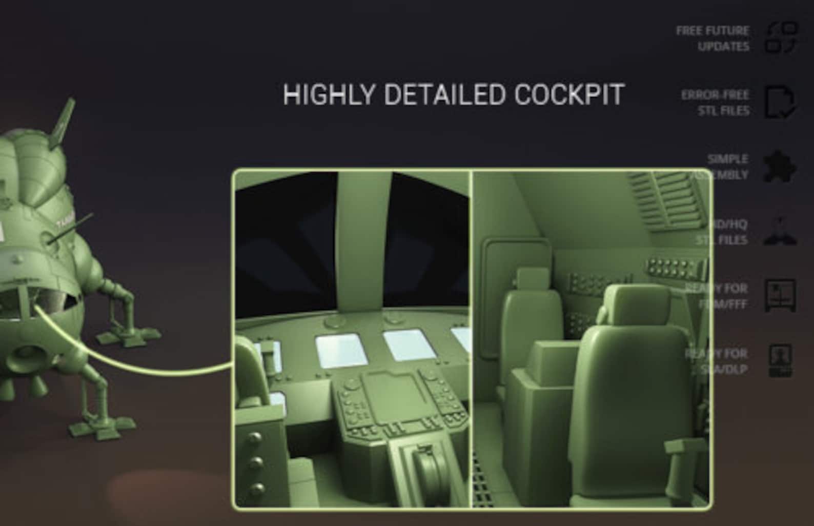 Starbug Red Dwarf Space Ship Resin 3d Printed DIY Model Kit - Etsy UK