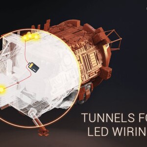 Red Dwarf Mining Space Ship Resin 3d Printed DIY Model Kit Unpainted ...