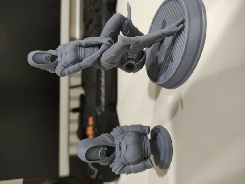 Tali Mass Effect Resin 3d Printed Figure DIY Model Kit Various Scales ...