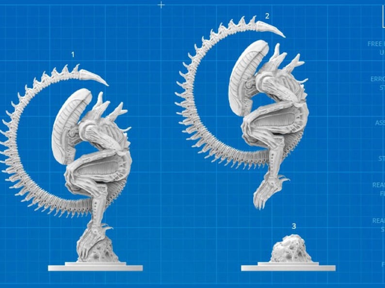 Alien Xenomorph Birth Resin 3d Printed DIY Model Kit Figure - Etsy