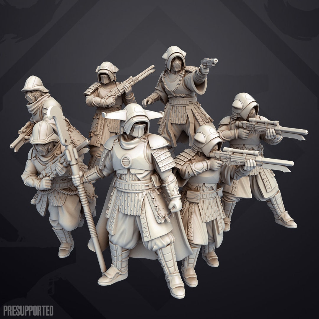 Full Squad of Bandits of Peridea Star Wars Legion 1:46 Scale Ahsoka ...