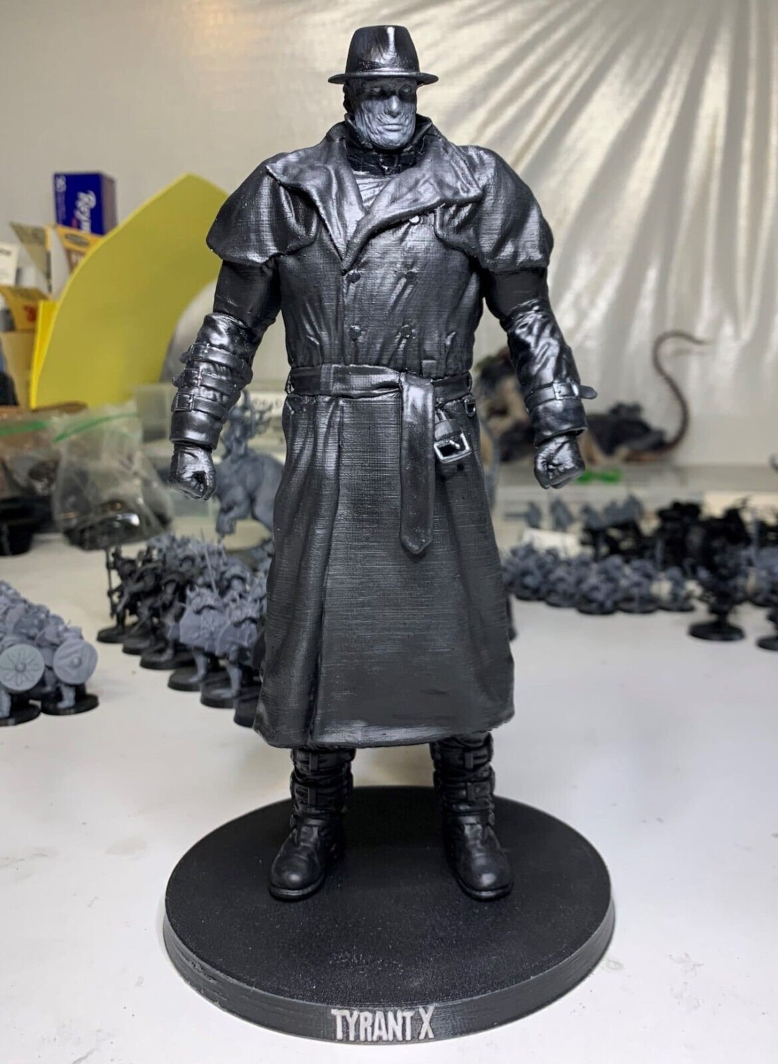 Tyrant X Mr.x Resident Evil 2 Resin 3d Printed DIY Model Kit ~20cm Tall ...