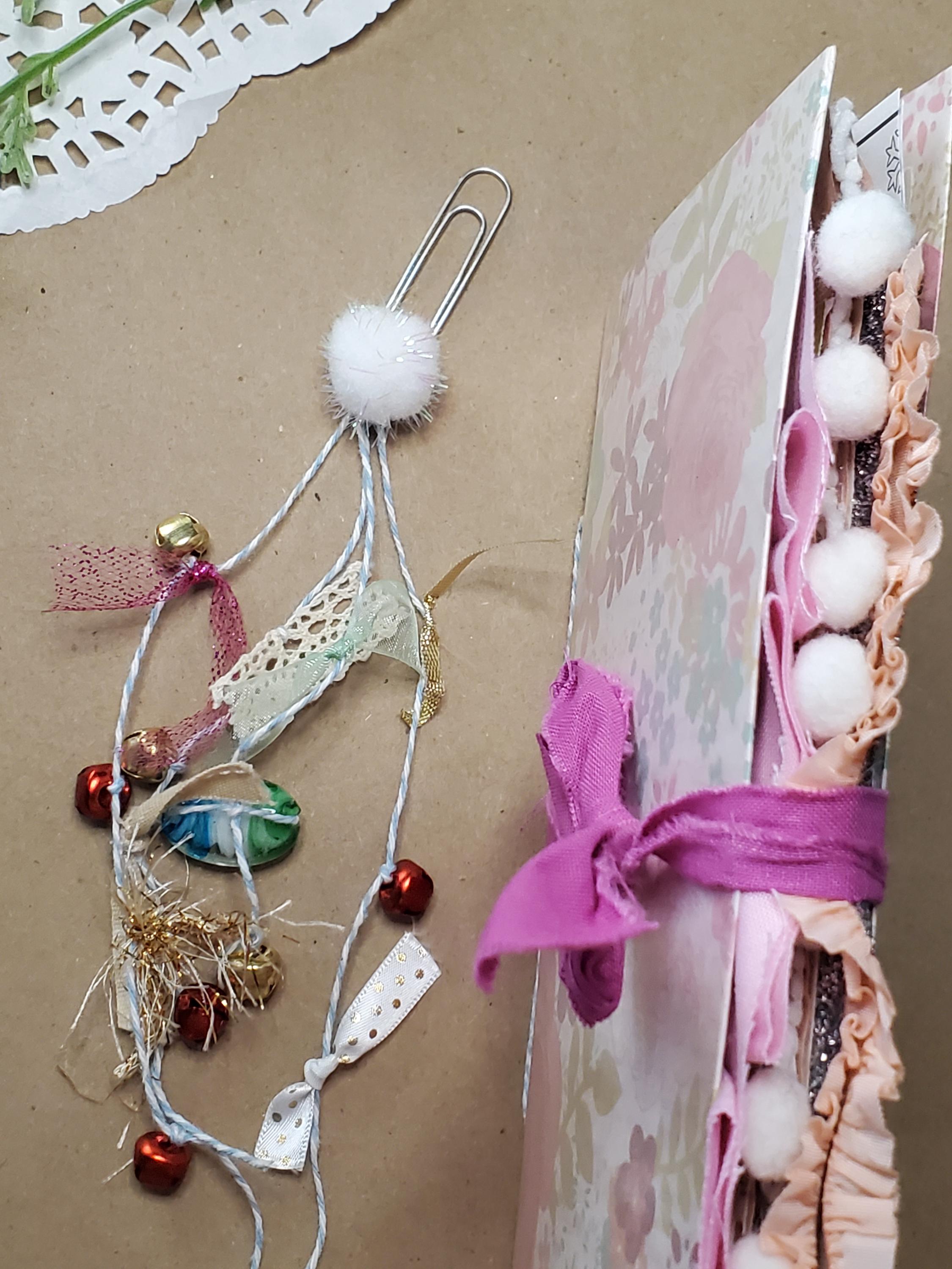 Vintage Inspired Handmade Mini Junk Journal With Removable Charm Dangle ...