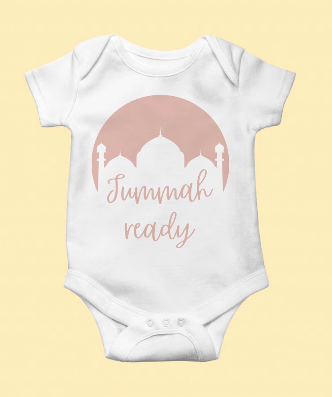 Baby's First Jummah Ready Onesie Adorable Islamic Baby Outfit Islamic ...