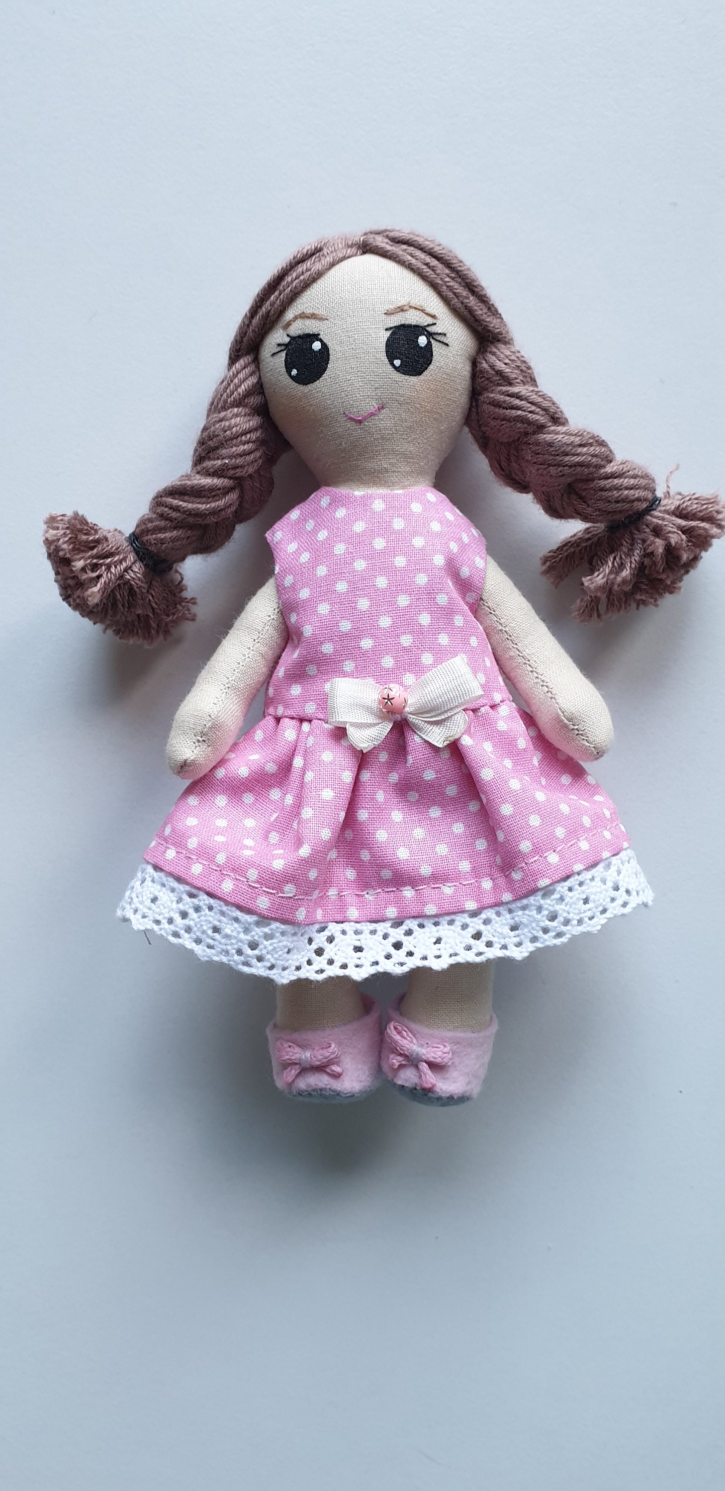 Textile Doll With Set of Clothes, Dress up Doll Set, Travel Toy - Etsy
