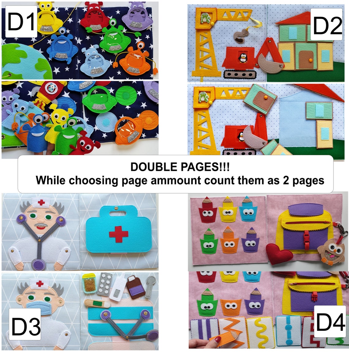 Educational Baby Quiet Book Busy Book for Boy or Girl - Etsy