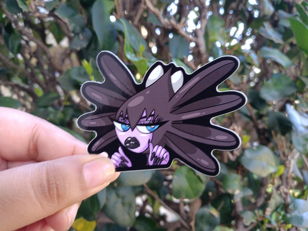 Baddiemon: Yassitelle Weatherproof Vinyl Sticker| Funny Boujee Goth ...