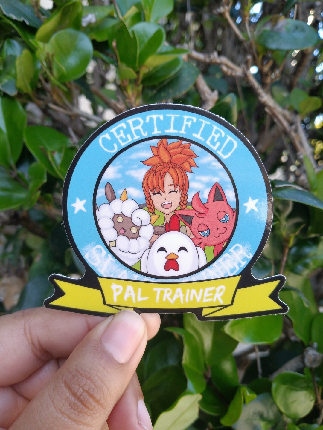 Certified Pal Owner Vinyl Badge Sticker| Unofficial Palworld Sticker ...