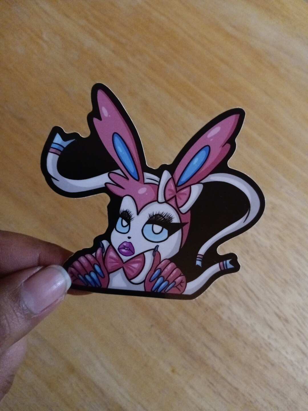 Baddiemon: Sylbaeon Vinyl Weatherproof Sticker| Sassy Parody Anime ...