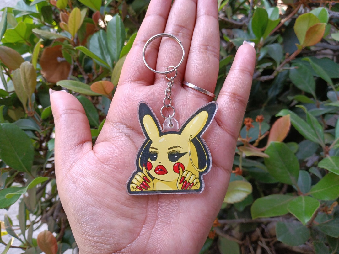 Mamachu Acrylic Keychain| Funny Sassy Anime Parody Accessory - Etsy
