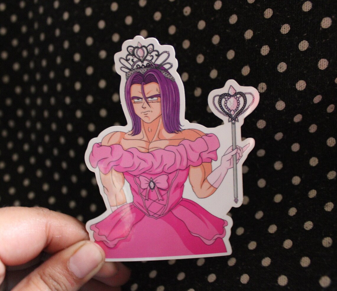 Princess Trunks Sticker Parody Abridged Meme Anime - Etsy