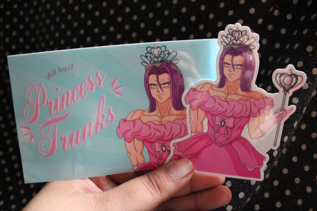 Princess Trunks Sticker | Parody Abridged Meme Anime Weatherproof Vinyl ...
